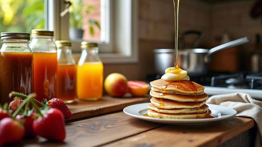 Why Make Your Own Breakfast Syrups? - Pancakes with Waffles
