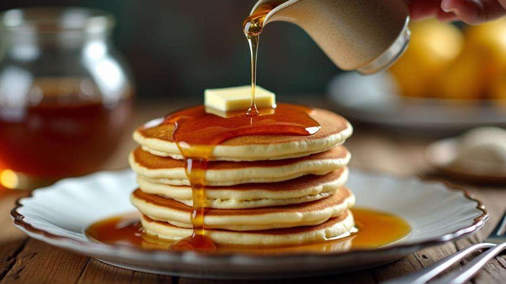 Quick and Simple Pancake Syrup Recipe - Pancakes with Waffles